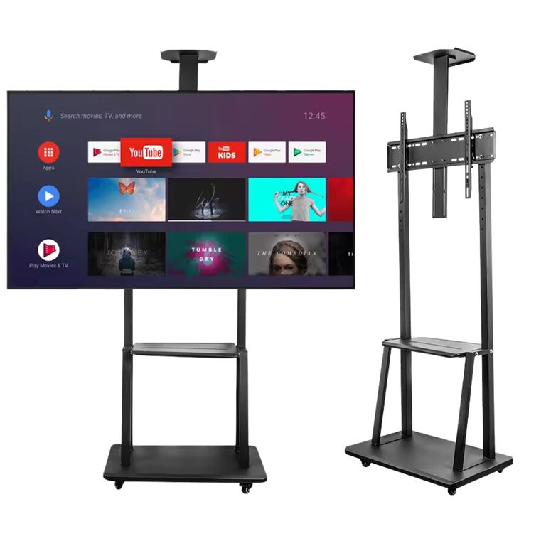 GENERICO Rack Soporte Con Ruedas Stand De Tv Móvil 32 A 70 Color Negro ...