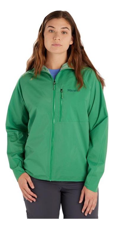MARMOT Chaqueta Mujer Impermeable Superalloy Verde Marmot | falabella.com