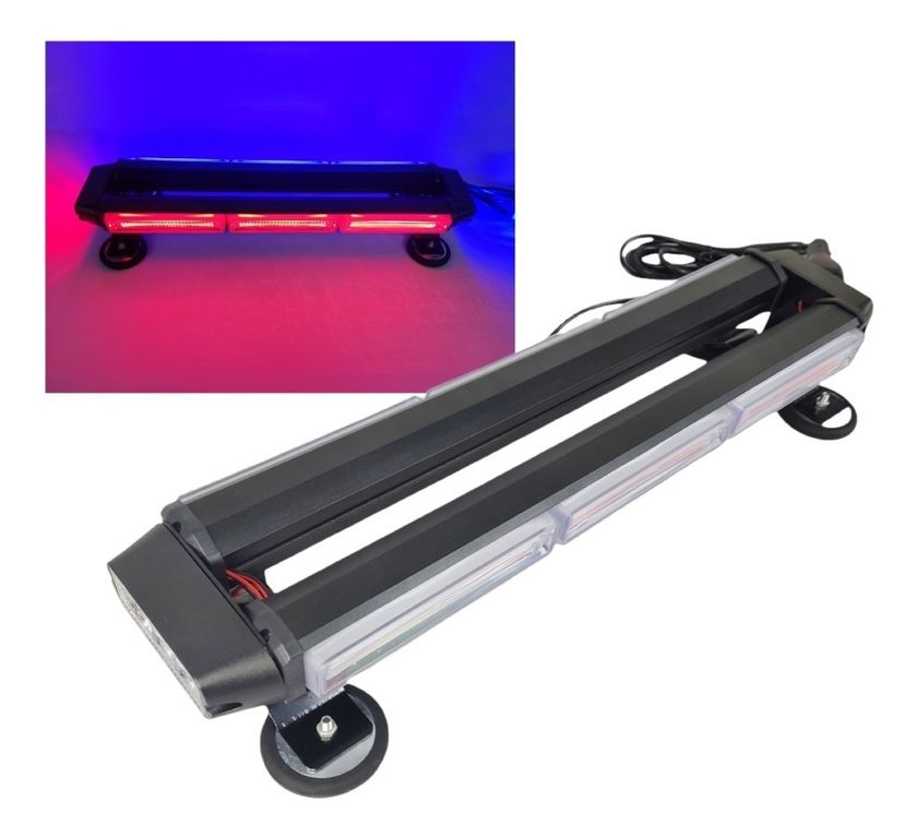 Baliza Led Estroboscópica Techo Imán 12v Cenicero ROJO AZUL | Sodimac Chile