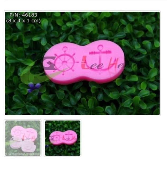 Molde Para Fondant Silicona Forma Timón Y Ancla De Barco | Sodimac Chile