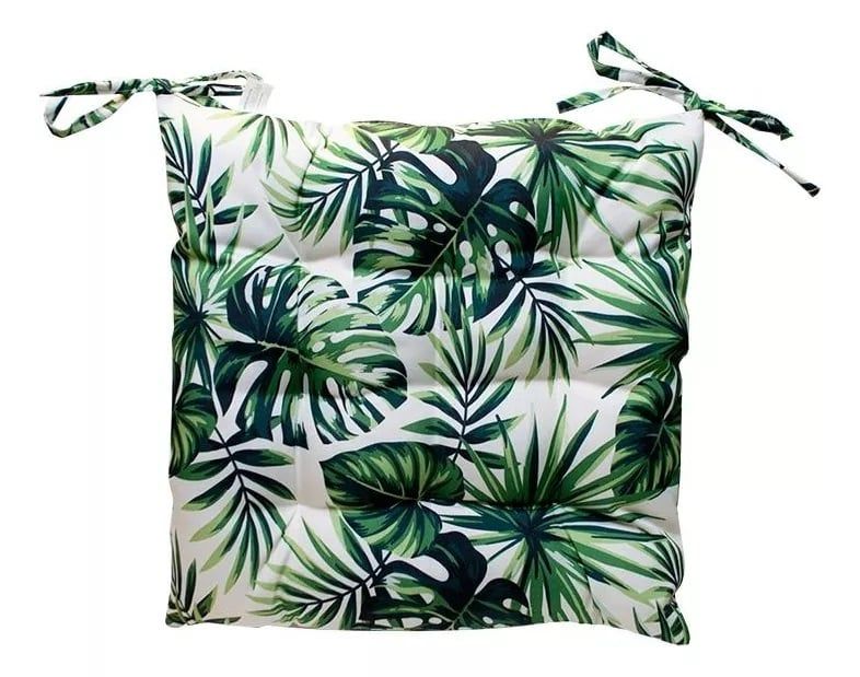 GENERICO Cojin Terraza Silla Impermeable Monstera 40x40 Pack X2 ...