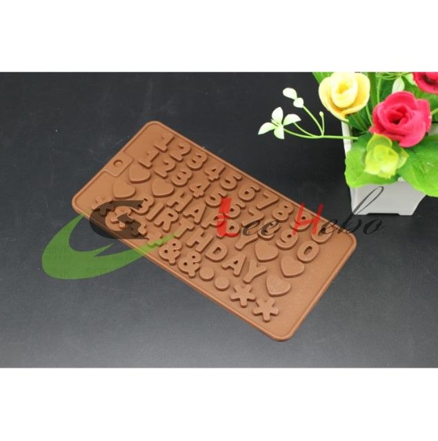 GENERICO Molde Silicona Para Chocolate Forma Happy Birthday | falabella.com