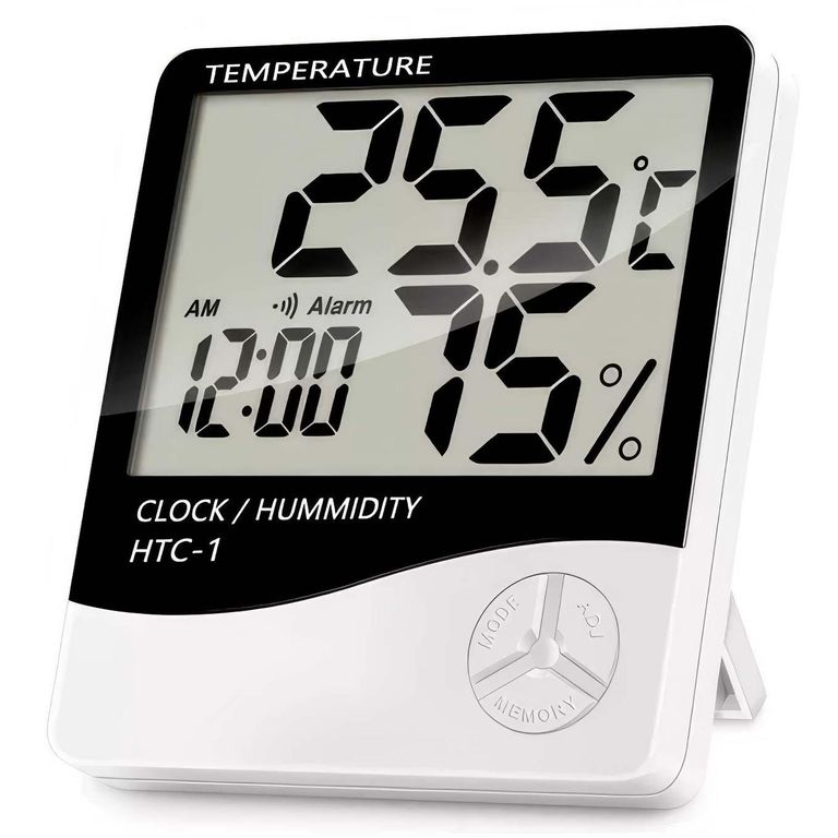 GEN Termohigrometro Medidor Digital De Temperatura Y Humedad ...