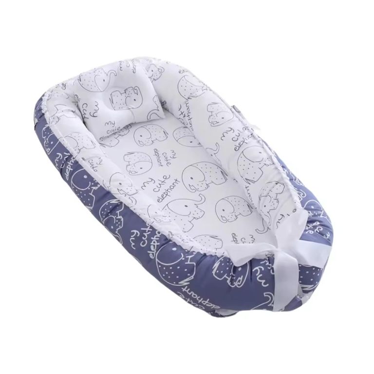 Nido Colecho Almohada Elefantito Azul Cinta | Sodimac Chile