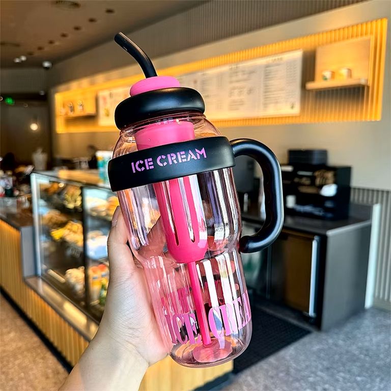 GENERICO Botella De Agua Deportiva De 1300ml Con Infusor Rosada ...