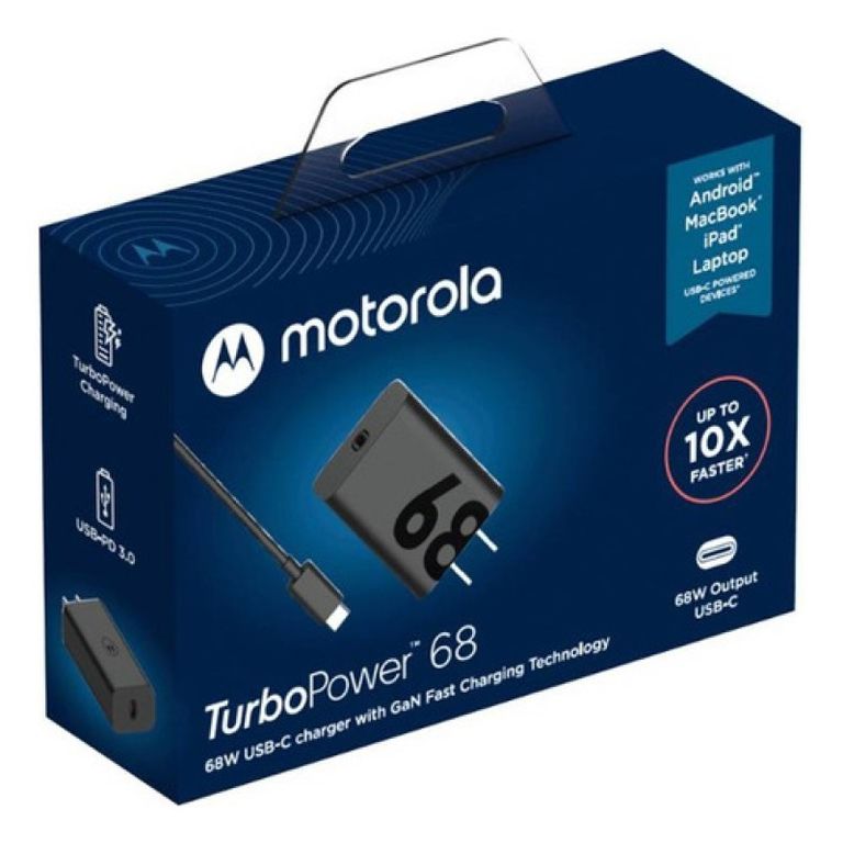 MOTOROLA Cargador Motorola Turbo Power 68w Usb-c Macbook Laptop ...