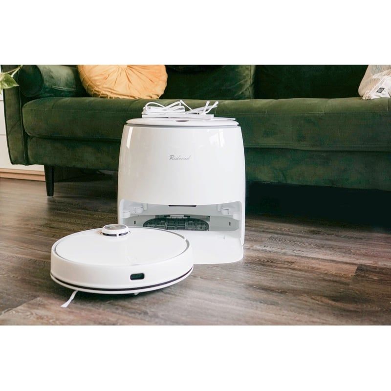 REDROAD Redroad Robot Aspiradora G10 estacion de paño autolimpieza ...