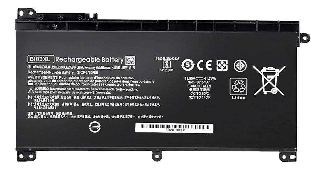Batería Bi03xl On03xl Para Hp Pavilion X360 13-u Series | Sodimac Chile