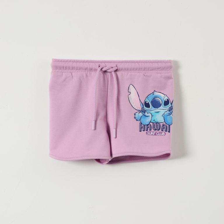DISNEY Short Niña Personaje Lilo y Stitch Lila Disney | falabella.com