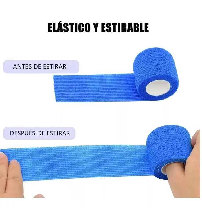 GENERICO Pack X 5 Venda Coban Cinta Para Vendaje Cohesiva 10cm X4,5m | falabella.com