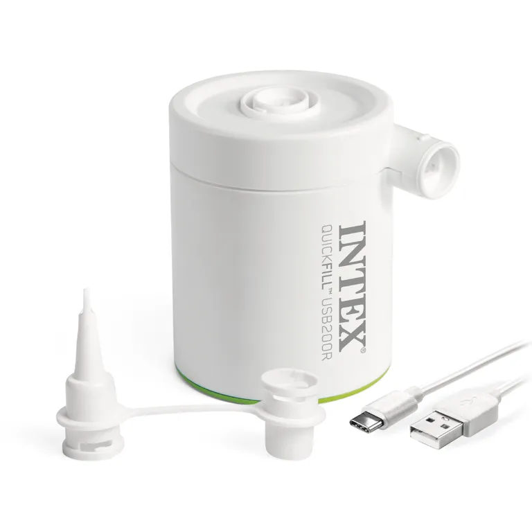 INTEX Inflador Eléctrico Recargable Intex USB QuickFill 200R ...