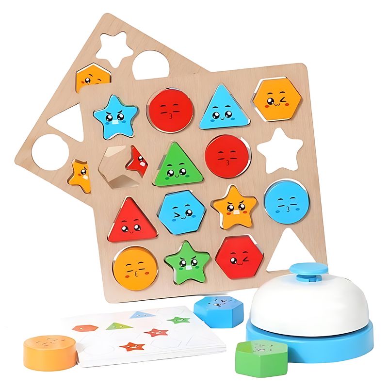 GENERICO Juguete Didáctico De Figuras Geométricas - Juego Educativo ...