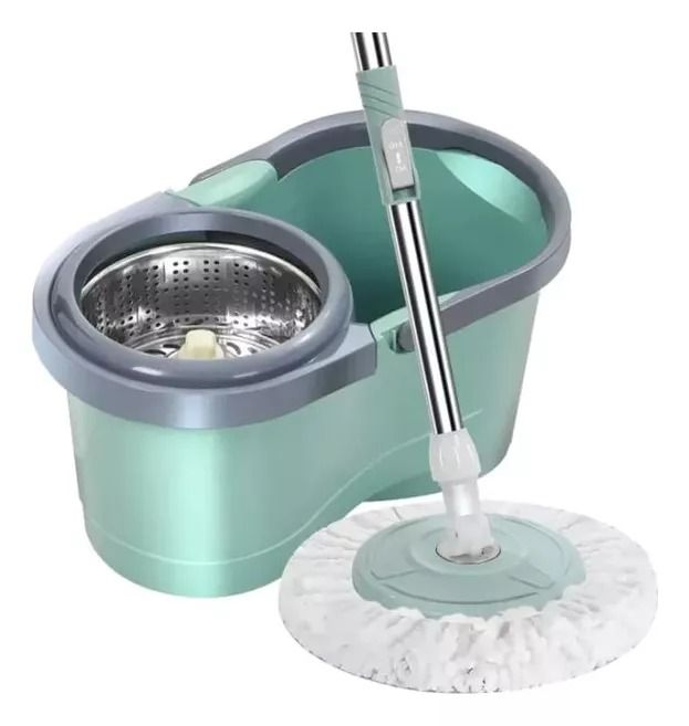 GENERICO Mopa Giratoria 360 Con Balde Escurridor Verde | falabella.com