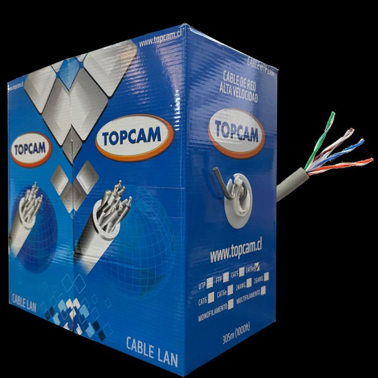 GENERICO MXNET CAB-143241 CABLE UTP CAT 5E CCA MONOFILAMENTO 305 MTS ...