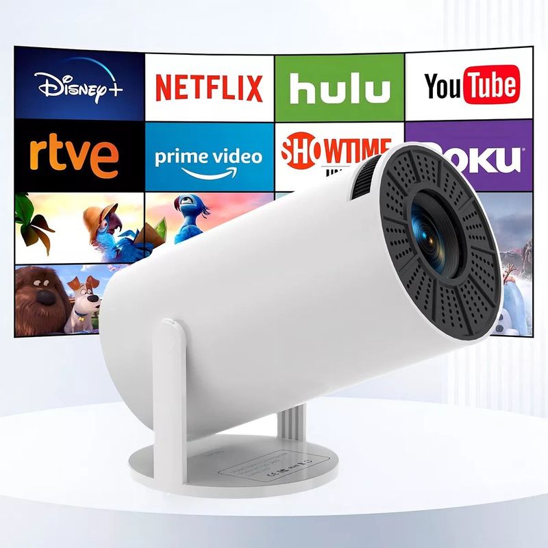 MALIK Mini proyector 4K Pequeño tamaño gran experiencia | falabella.com