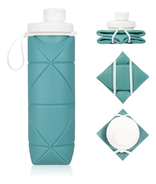 GENERICO Botella Plegable de Silicona para Deportes y Camping ...
