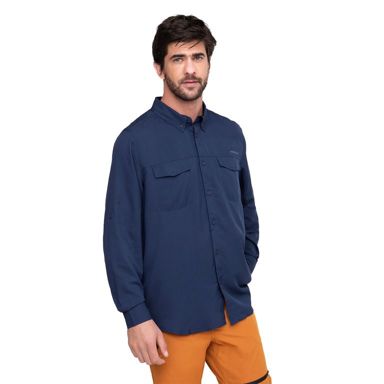 WEINBRENNER Camisa Hombre Weinbrenner Bund Azul Marino | falabella.com