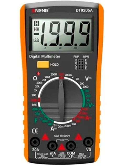 GENERICO Multitester Multímetro Tester Digital Lcd Dt9205a | falabella.com