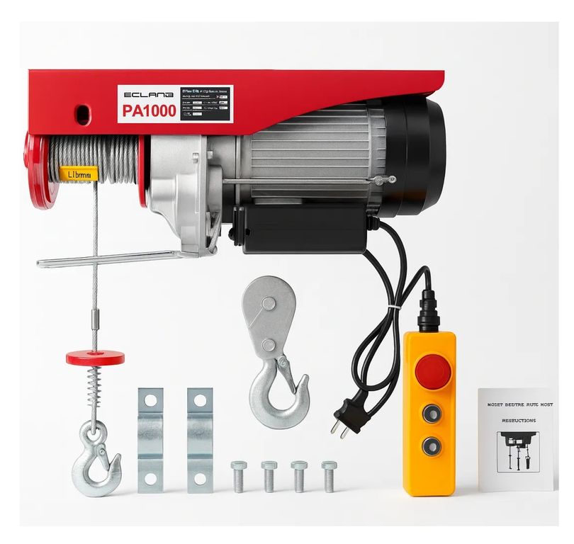 Tecle Electrico 1 Toneladas 1800w Tecles De Cadena 12 Metros | Sodimac ...