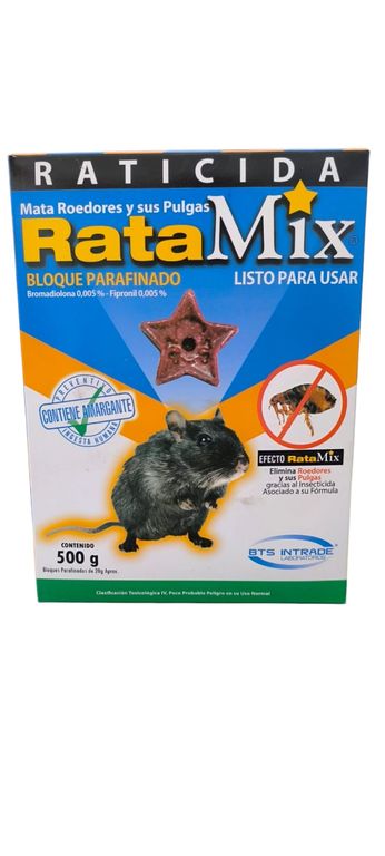 raticida rata mix bloque parafinado 500G | Sodimac Chile