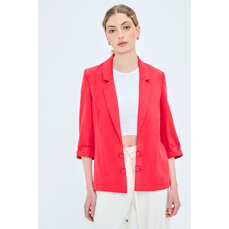 IO Blazer Rojo Mujer Io | falabella.com
