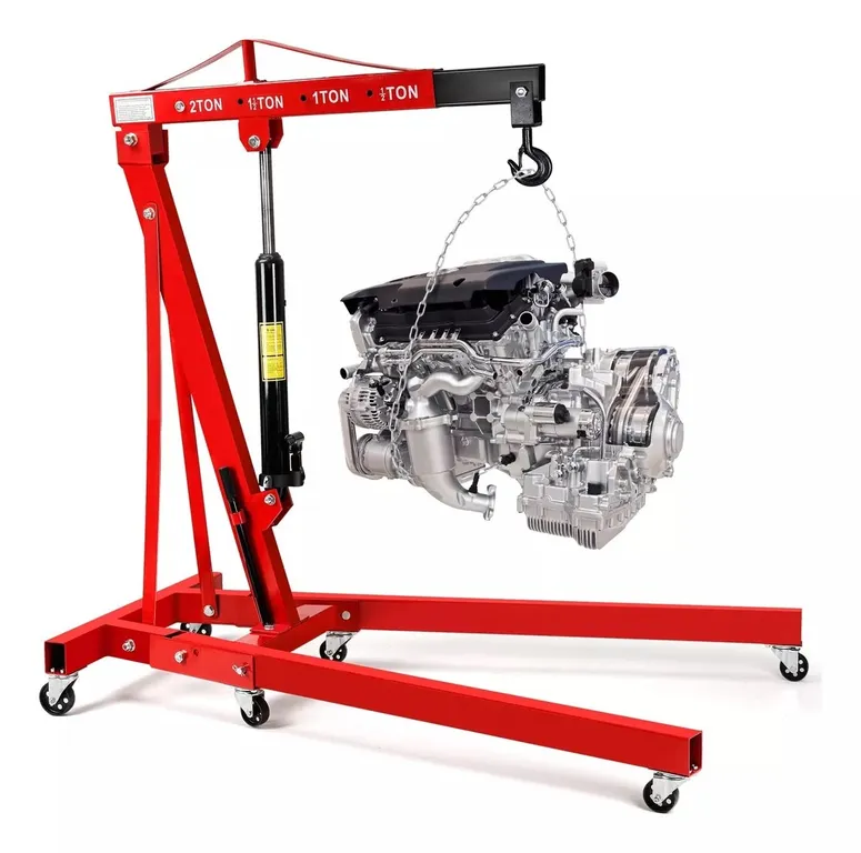 GENERICO Tecle Grua Pluma Para Sacar Motores 2 Toneladas Hidrailica ...