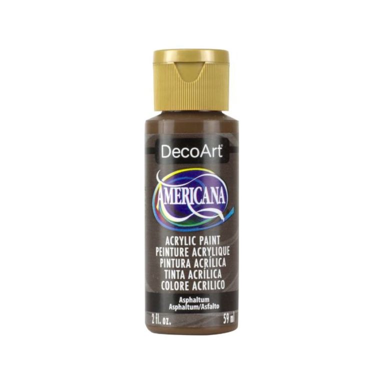DECOART Pintura Acrílica DecoArt Asphaltum DA180 Café Oscuro 59 ml ...