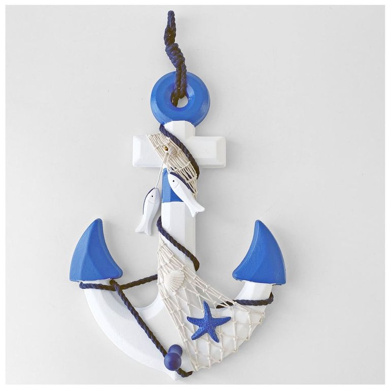 Decoración Nautica Marina Ancla Decorativa de Madera | Sodimac - Falabella