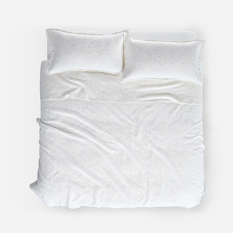 ROSEN Colcha Algodón Textura Favo Blanco King | falabella.com