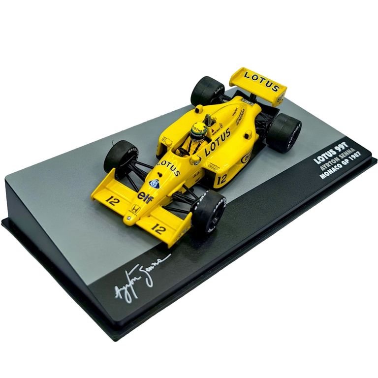 FORMULA 1 Auto Formula 1 Lotus 99T 1987 #12 Ayrton Senna Ixo 1:43 ...
