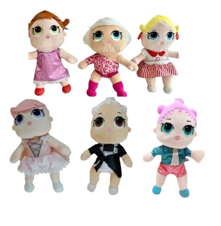 GENERICO Peluche Muñeca Lol Surprises Coleccion 6 Unidades | falabella.com