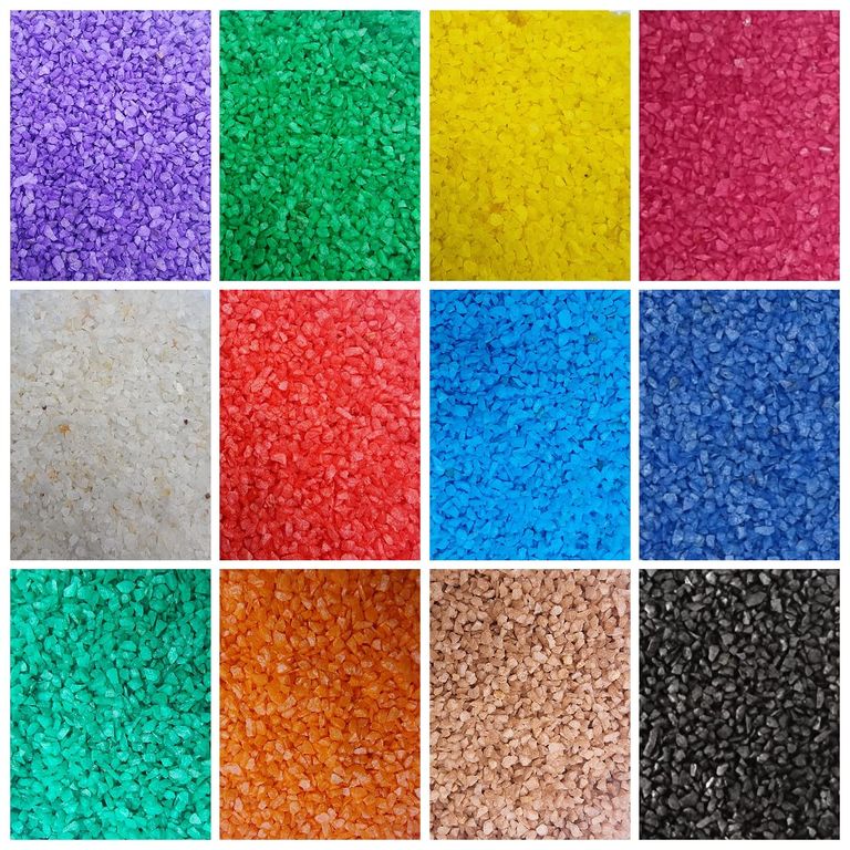 GENERICO Cuarzo Full Color Tamaño Granulado 12 Colores | falabella.com