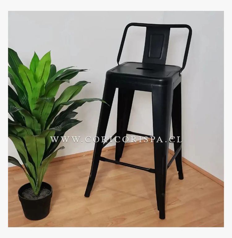 CORI CORI Taburete Tolix 77cm Negro | falabella.com