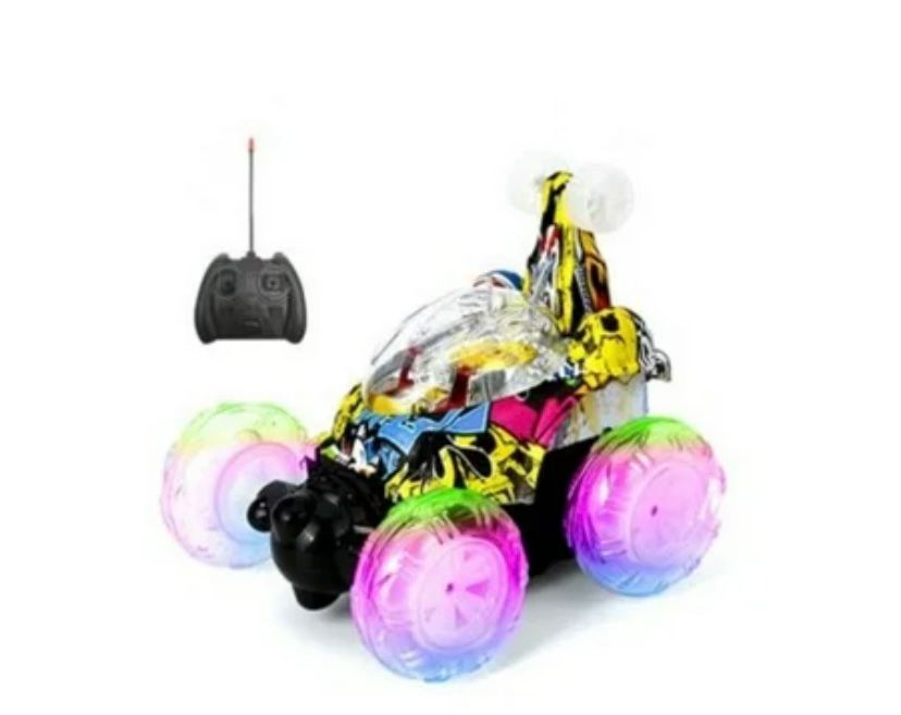 GENERICO Auto Loco Gira 360 Carro con Control Remoto Luz y Sonido ...