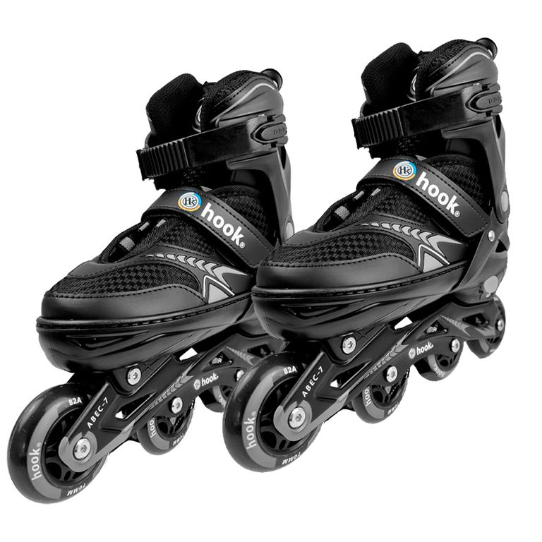GENERICO Patines En Linea Hook Fitness Extensible Cuero Sintetico XS ...
