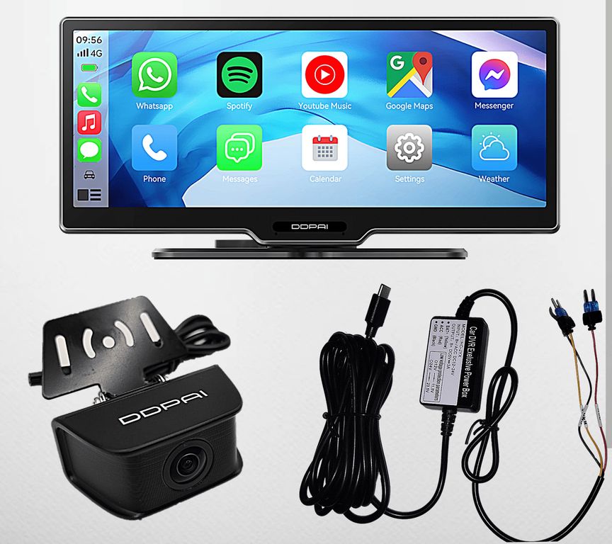DDPAI Conjunto De Reproductor Multimedia DDPAI M5S + camara trasera ...