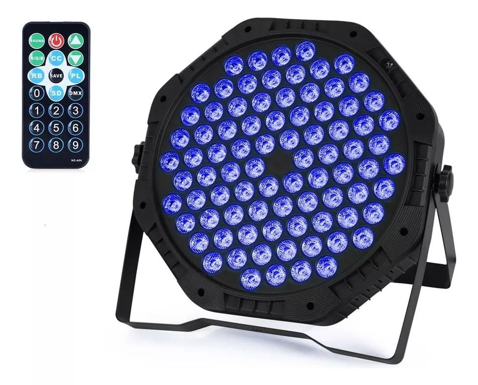 Foco Par Led Slim 84x3w Rgb 3 En 1 Luces De Fiesta | Sodimac - Falabella