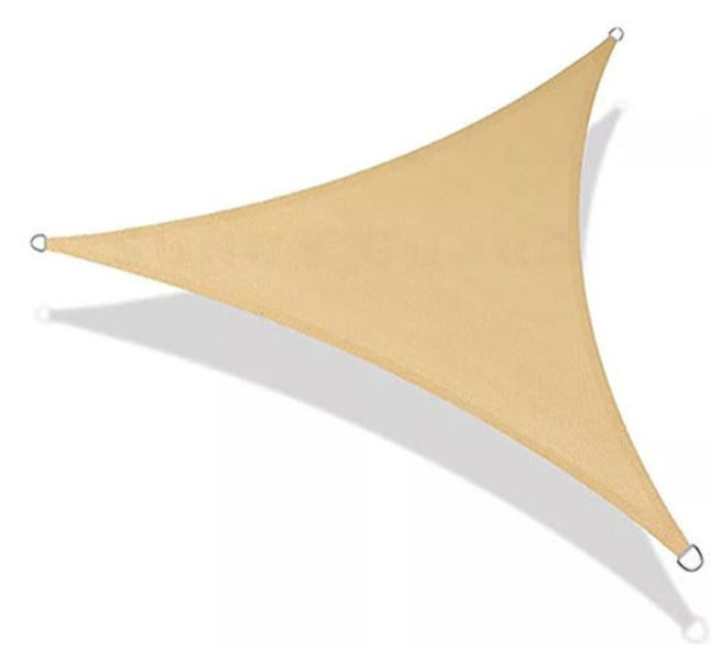 GENERICO Carpa Vela 3x3x3mts Sombreadora Toldo Triangular Vela ...