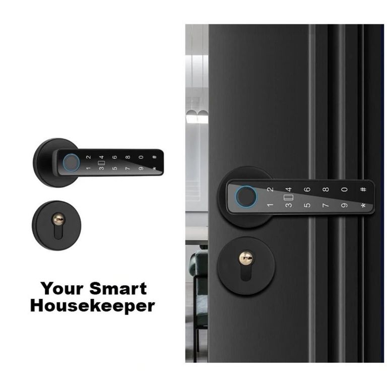 GENERICO Cerradura Chapa Digital Electrónica Inteligente Wifi Huella ...