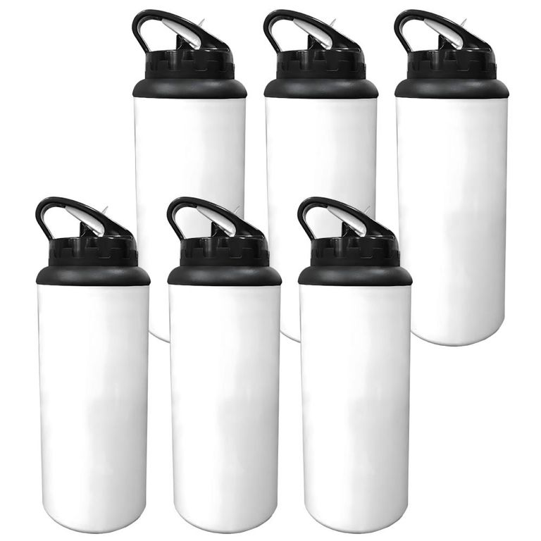 Pack x 6 Termo Hoppy Aluminio Blanco Sublimable 500ml c caja | Sodimac ...