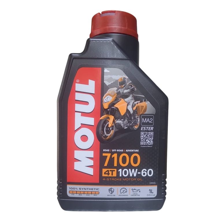 MOTUL Aceite Moto Motul 10w 60 Full Sintético 7100 Motul 4T 1Litro ...
