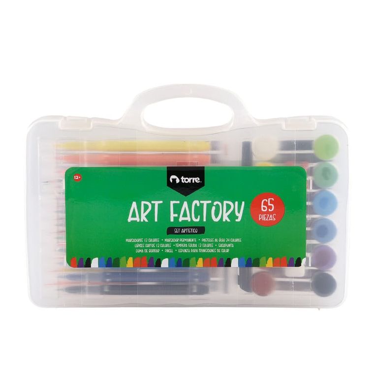 TORRE SETS ART FACTORY 65 PIEZAS | falabella.com