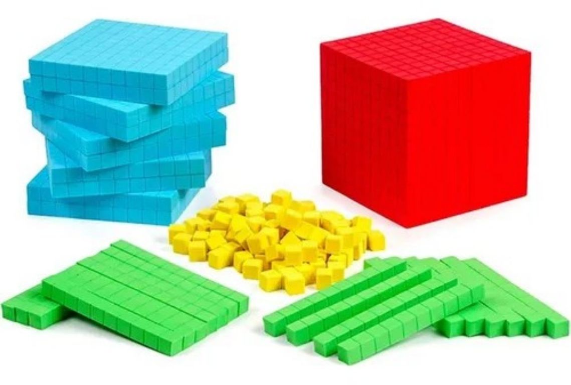 MUNDO MAGIA Bloque Base 10 Conectable Multibase 121 Pcs Matematicas ...