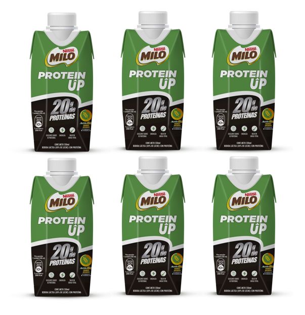 MILO Pack 6 Leche con Chocolate MILO® Protein Up 330ml | falabella.com