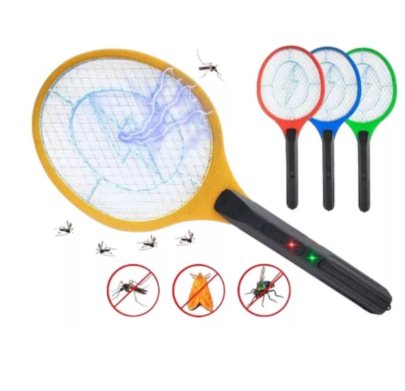Mata Mosca Raqueta Electrica Recargable Insectos Mosquitos | Sodimac ...