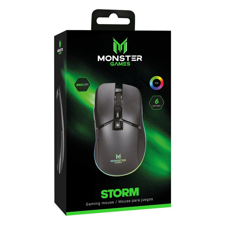 MONSTER GAMES M4043 MOUSE GAMER MONSTER STORM | Falabella Chile