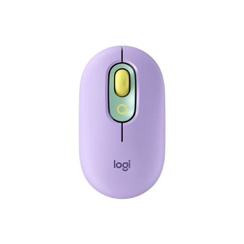 LOGITECH Logitech Pop Mouse Inalambrico 4 Botones 4.000 DPI Color Lila ...