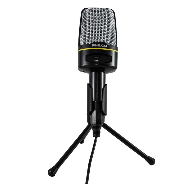 PHILCO MICROFONO CONDENSADOR GAMER/STREAMER C/TRIPODE | falabella.com