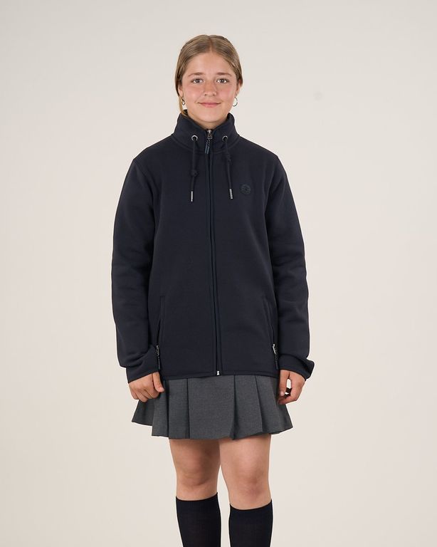 POLEMIC Poleron escolar niña cierre sin gorro 12 a XL Polemic ...