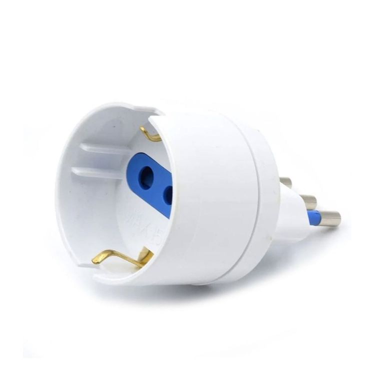 Enchufe Adaptador Schuko Macrotel | Sodimac Chile